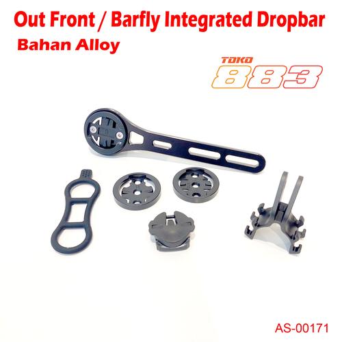 Jual OutFront Barfly Bike Computer Mount Integrated DropBar bahan Alloy ...