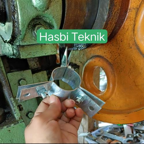 Jual KLEM TENGKEP / CLAMP BINTANG SEGITIGA ( 2" inch ) PLAT GALVANIS ...