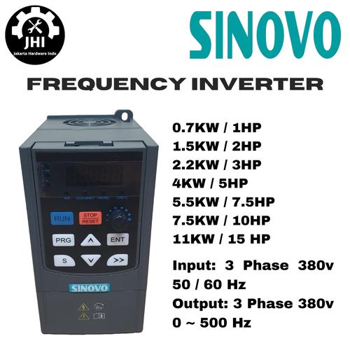 Jual Inverter VFD 0.7KW/1.5KW/2.2KW/4KW/5.5KW/7.5KW/11KW 3phase 3p 380V - Kota Tangerang ...