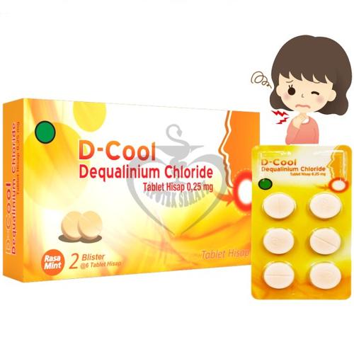 Promo D-Cool Tablet Hisap Prima Medika Obat Radang Tenggorokan Sariawan ...
