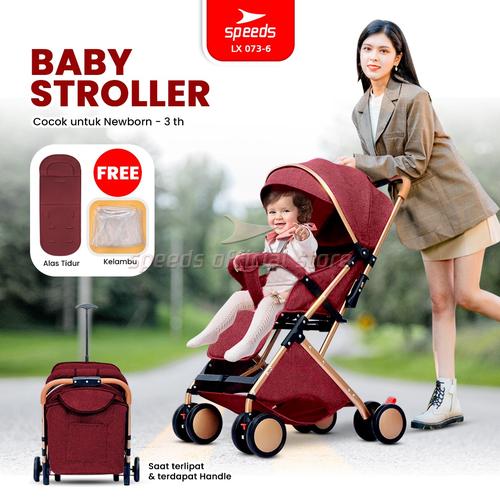 Promo SPEEDS Stroller Anak Lipat Premium Portabel Kereta Dorong Anak ...