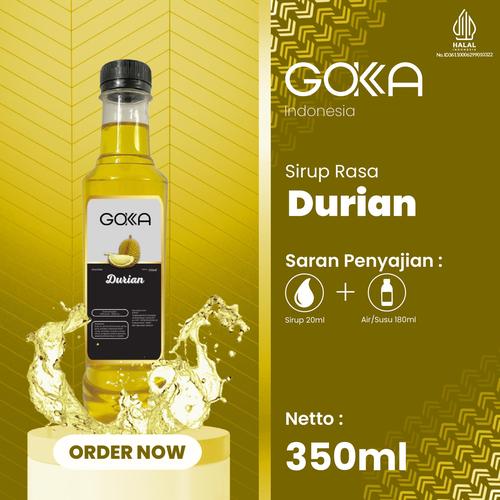 Jual Minuman Sirup Durian / Syrup Gokka Rasa Durian 350ml - Kota ...