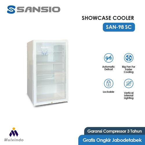 Jual SANSIO - Counter Top Showcase Cooler 98 Liter / SAN-98SC - Jakarta ...