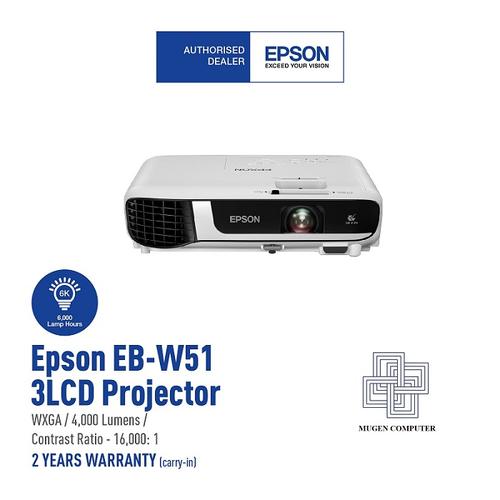 Jual Projector/Proyektor Epson EB-W51/W-51 WXGA 4000 Lumens - Kota Makassar - Mugen Computer ...