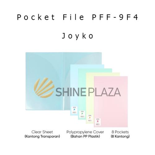 Jual Map File Saku Joyko PFF-9F4 Pastel Color - Pocket File Folder ...