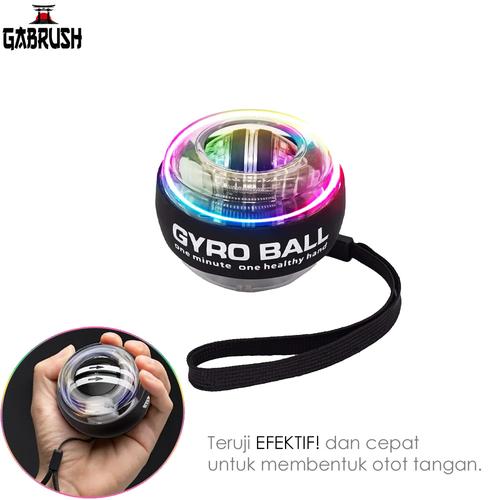 Jual Gyro Ball Power Ball Metal Core Auto Starter LED Hand Gym - Kota ...