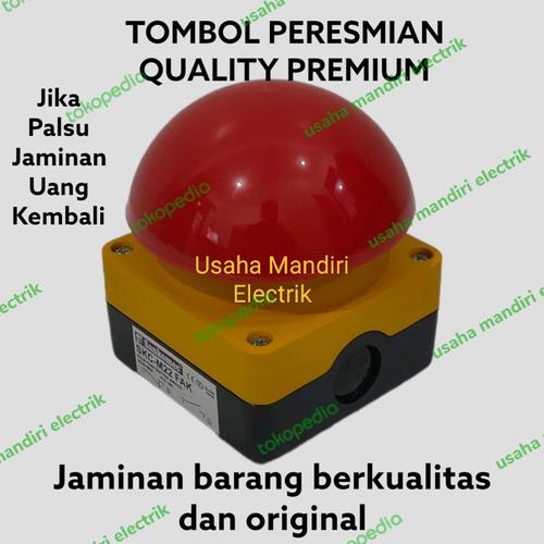 Jual TOMBOL PERESMIAN/TOMBOL PUSH BUTTON - MERAH - Merah - Jakarta ...