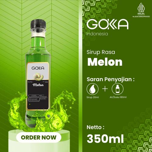 Promo Minuman Segar Sirup Gokka Rasa Melon / Melon Syrup Gokka 350ml ...