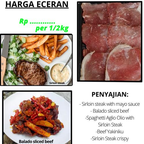 Jual SIRLOIN SLICE TEBAL 1.5mm (steak) - Kab. Sidoarjo - Raja Laut ...