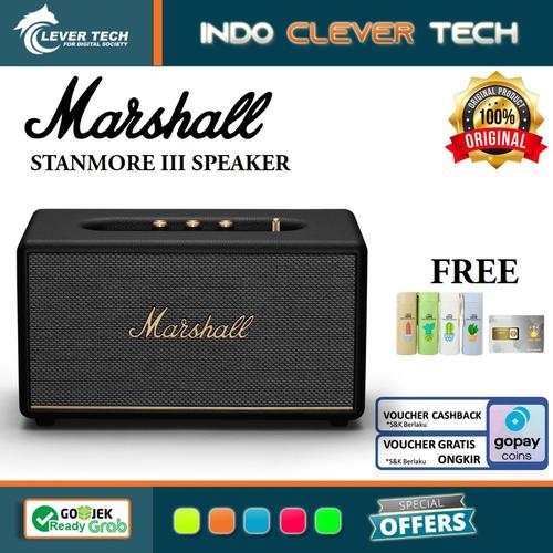 Promo Marshall stanmore III 3 Black Wireless Bluetooth Speaker ...