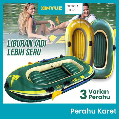 Jual Perahu Karet Inflatable Boat 3 Orang Sport Anti Bocor Kuat ...