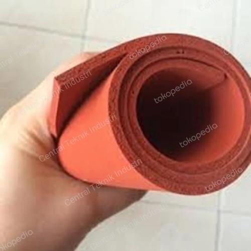 Jual Karet Sponge Silikon Lembaran / Alas mesin Press 20mm x 100 cm x ...