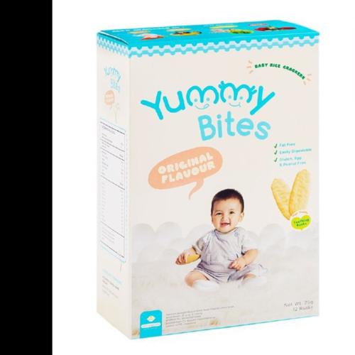 Jual Yummy Bites Baby RICE CRAKERS / Biskuit Snack Bayi Mpasi Sehat 6m ...