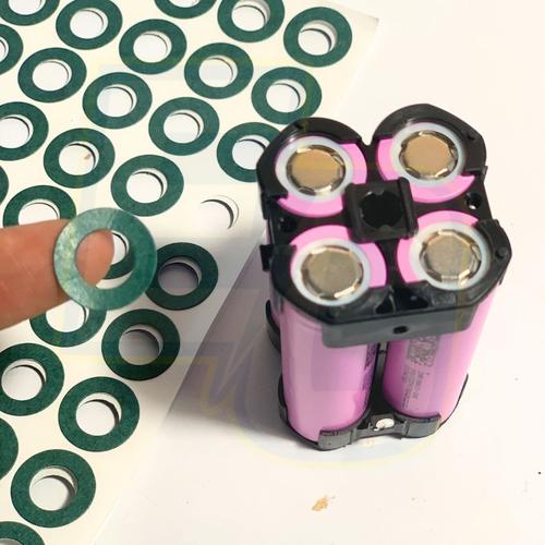 Jual 18650 Cardboard Insulator Gasket isolator Ring Sticker Hijau ...