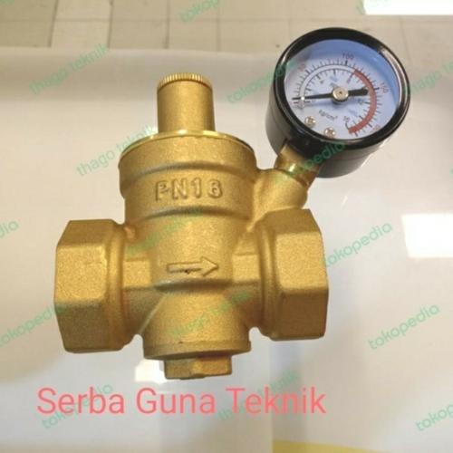 Jual Pressure Reducing Valve 1/2" inch PN16 PRV Regulator Kuningan ...