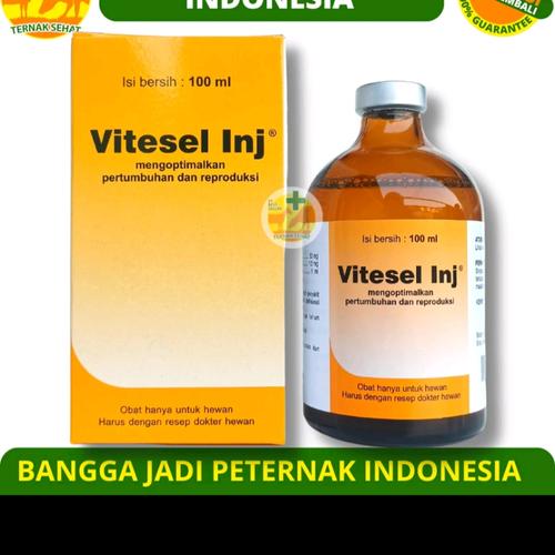 Jual VITESEL INJ OBAT HEWAN MENGOPTIMALKAN PERTUMBUHAN DAN REPRODUKSI ...