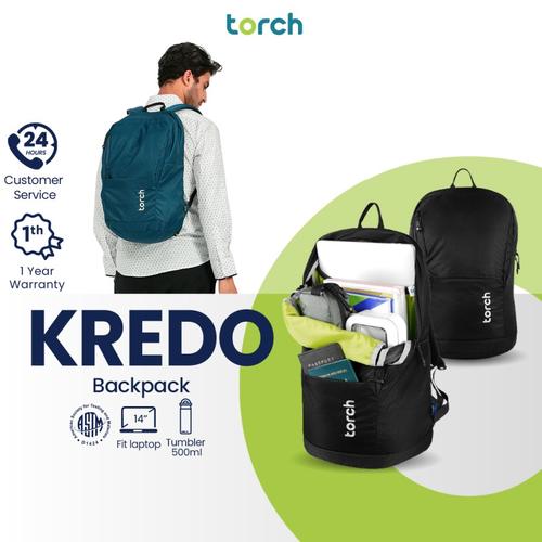 Jual TORCH Kredo Backpack Laptop 17 inch Kuliah Kerja Simpel Minimalis - Legion Blue - Kab ...