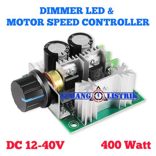 Jual Module Dimmer DC 12-40V 10A PWM Speed Motor Suhu Voltage ...