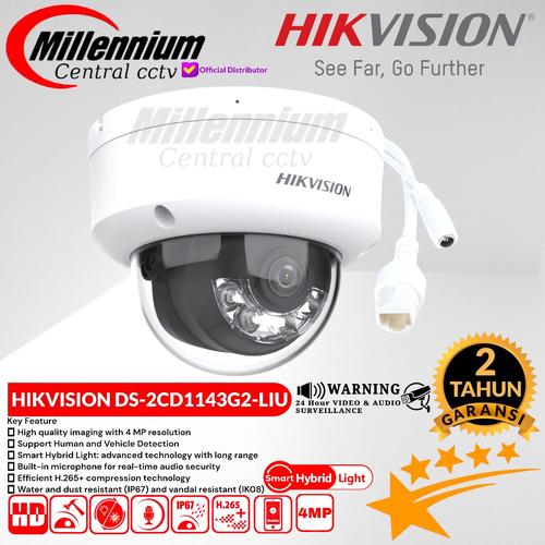 Promo HIKVISION IP CAMERA INDOOR 4MP DS-2CD1143G2-LIU AUDIO POE H.265 Cicil 0% 3x - Jakarta ...