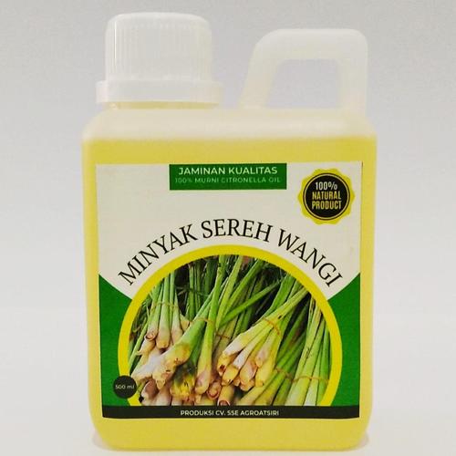 Jual 500ml - MINYAK ATSIRI SEREH WANGI MURNI | Citronella Oil - Kab. Sleman - AGROATSIRI | Tokopedia