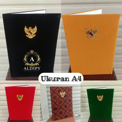 Jual Map Bludru Upacara Garuda Pancasila Kuningan coating Ukuran A4 ...