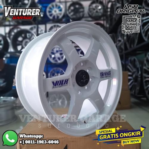 Jual velg mobil jdm ring 15 hsr te37 r15 pcd 4x100 & 4x114,3 brio,agya ...