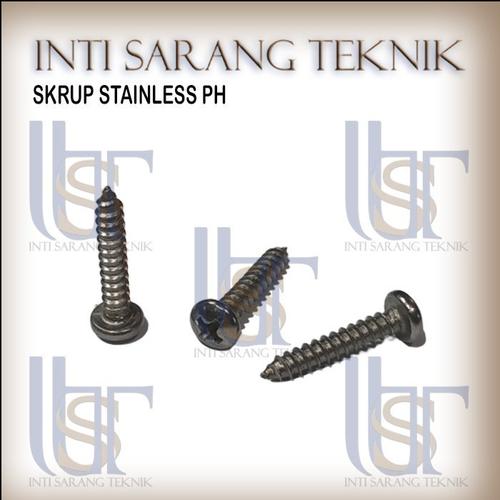 Jual Skrup stainless PH 12 X 1 1/4 sekrup ss 304 - Jakarta Pusat - inti ...