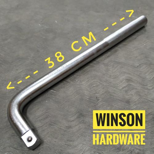 Jual CARRSON Gagang Sok L 3/4" x 15" | L Offset Handle | L Handle ...
