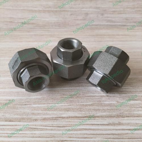 Jual Watermur Besi Class 3000 Drat NPT 1" Union #3000 Carbon Steel ...