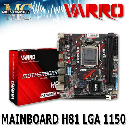 Jual MAINBOARD MOBO H81 LGA 1150 VARRO NVME NEW - Kota Bekasi - Mides ...