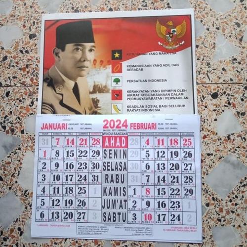 Jual KALENDER WUKU 2024 KECIL TANGGALAN WUKU - BUNGKARNO, 2024 - Kota ...