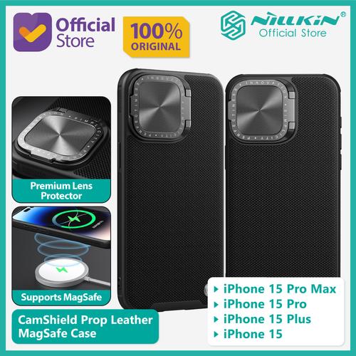 Promo Case iPhone 15 Pro/Max/Plus Nillkin Textured Prop MagSafe Camera ...