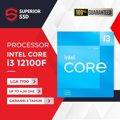 Jual Processor Intel Core i3 12100F Raptor Lake - Socket LGA 1700 Box ...
