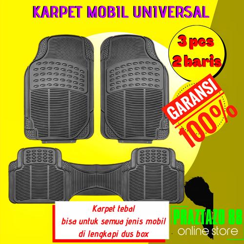 Jual Karpet Lantai Mobil Karet Universal 3 PCS - 2 Baris Semua Jenis ...