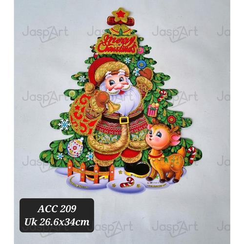 Jual TEMPELAN Merry Christmas Tempelan Gantungan Pintu Hiasan Pohon ...