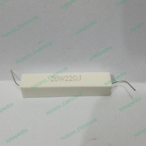 Jual 4116 resistor r 20w 20watt 20 watt 22r 22ohm 20w22rj keramik stsp ...
