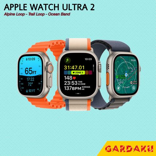 Jual Apple Watch Ultra 2 2023 49mm Titanium Alpine Trail Loop Ocean ...