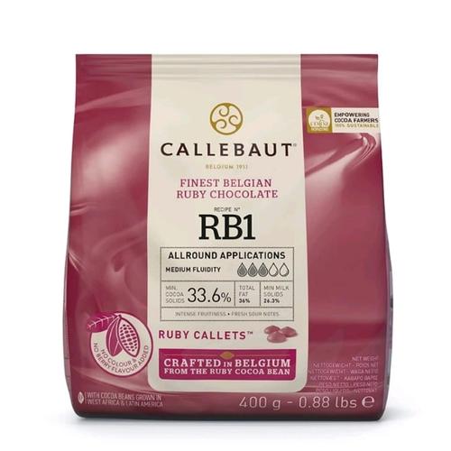 Jual CALLEBAUT RUBY Chocolate Couverture Kemasan 400gr - Kota Tangerang ...