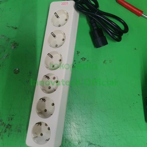 Jual Broco Colokan Kabel Sambungan Konverter stop kontak UPS IEC 6soket ...