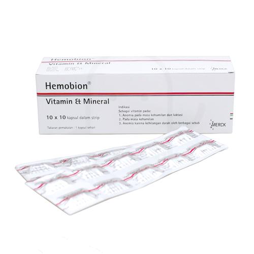 Promo Hemobion Penambah Darah 10'S Hemobion Merck Pencegah Anemia ...