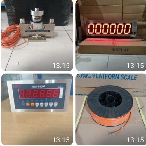 Jual paket jembatan timbang MK CELL 4 pcs load Cell/GST-9800/ display ...