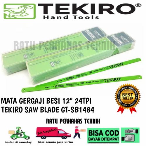Jual Tekiro Mata Gergaji Graji Geraji Besi 12" 24TPI GT-SB1484 12inch ...