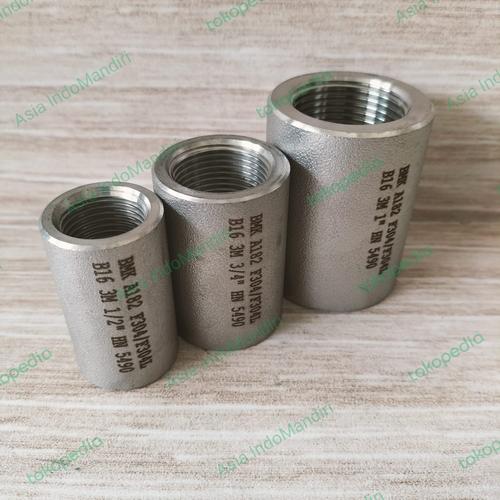 Jual Socket Class 3000 Drat NPT 1/2" inch Stainless SS 304 Coupling ...
