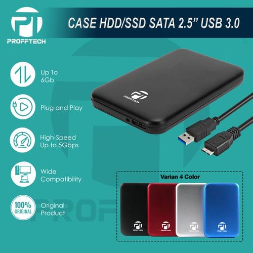 Jual HARDISK CASING 3.0 PROFF TECH (ALUMINIUM) .- RED - Kota Medan ...