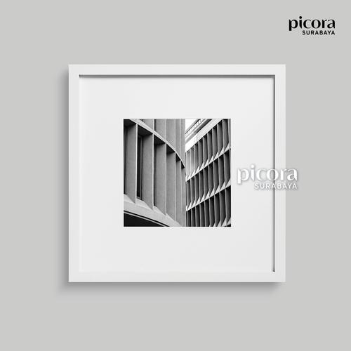 Promo PICORA ARTE Wall Frame Square 36x36cm/20x20cm Pigura Bingkai Foto - White - Kota Surabaya ...