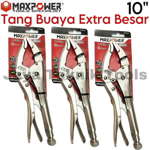 Jual Tang Buaya Extra Besar 10" inch Maxpower 250mm Alat Jepit Vise ...
