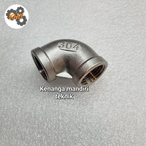 Jual Knee elbow 1/8 inch / elbow drat dalam stainless 304 - Jakarta Barat - Kenanga Mandiri ...