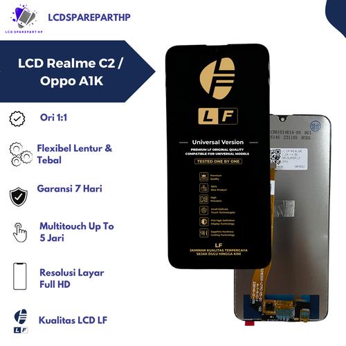 Jual LCD Realme C2 / Oppo A1K Fullset Touchscreen (Garansi LEM) - Ori ...
