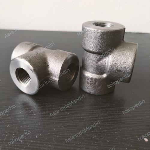 Jual Tee Besi Class 3000 NPT 1/4" Tee #3000 Carbon Steel - Jakarta ...