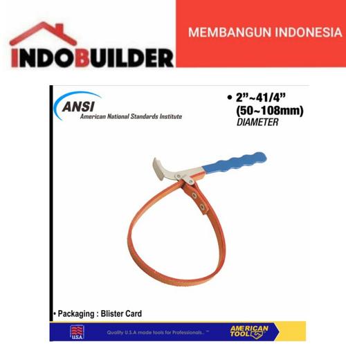 Jual AMERICAN TOOL KUNCI FILTER OLI SABUK KULIT 9,5 IN / OIL FILTER ...
